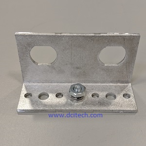 Polyphaser Angle Bracket - Dual - with nut and washer | www.dcitech.com