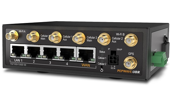 Peplink UBR LTE - Dual Cellular, 4 SIM, 1 Wired WAN Bonding Router ...