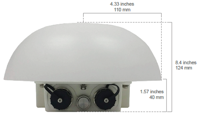 HD1 Dome Pro - IP67 Single Cellular 5G Router | www.dcitech.com